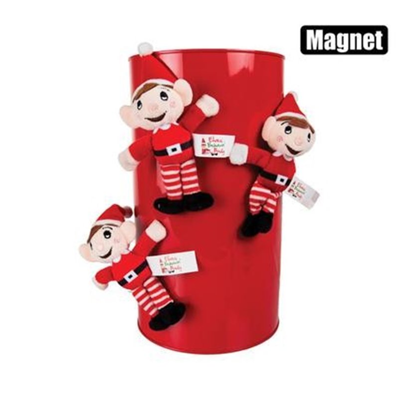 Elves Behavin' Badly - Magnetic Plush Elf (16cm)