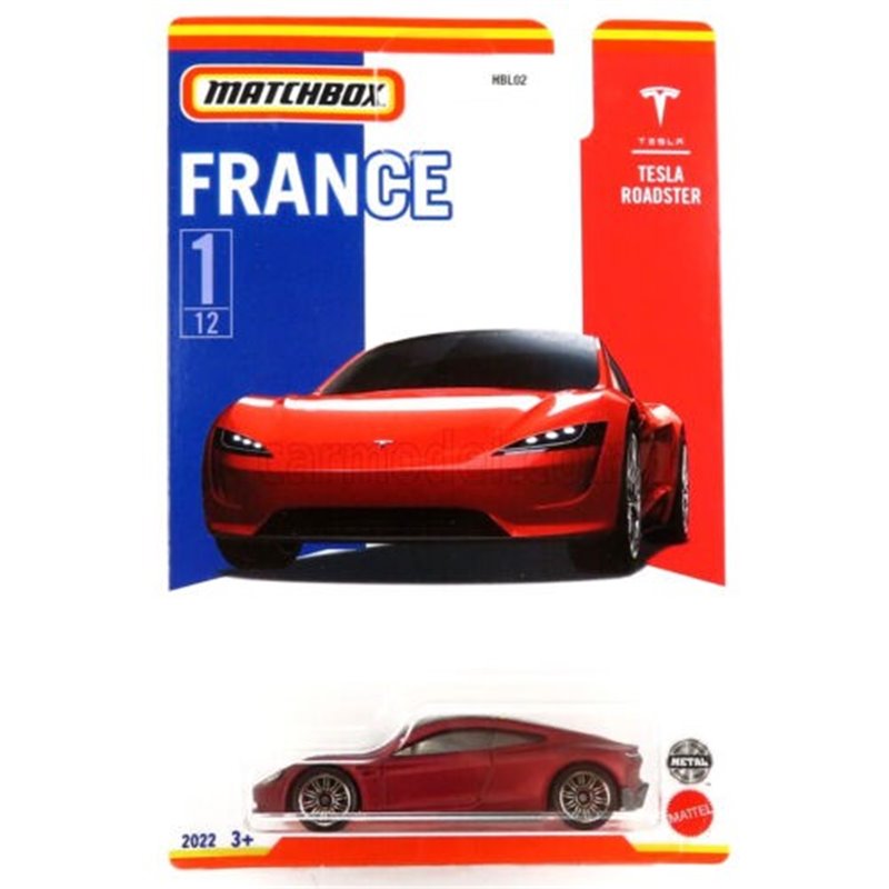 Matchbox - France - Tesla Roadster