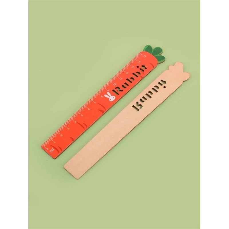Easter Stationery - Carrot Wooden Ruler (15cm)