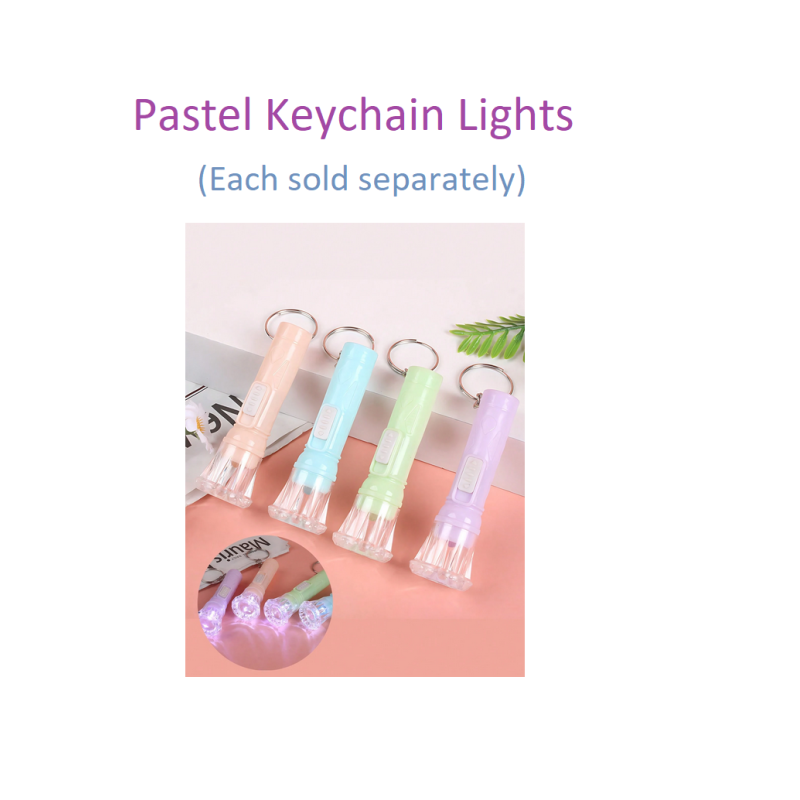 Pastel Keychain Lights Color Purple